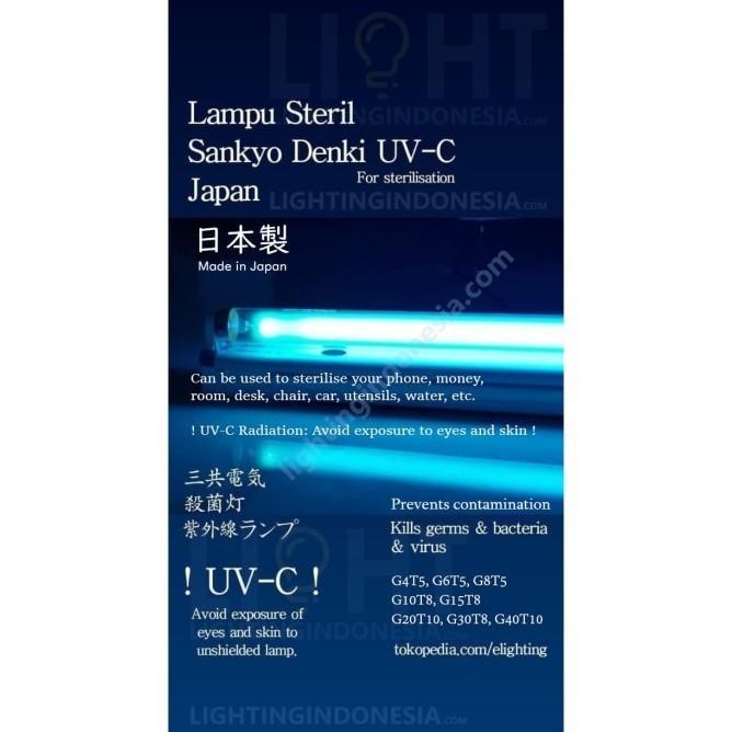 Sankyo Denki G40T10 Uv Lamp (Ultraviolet) Germicidal Lamp | Shopee ...