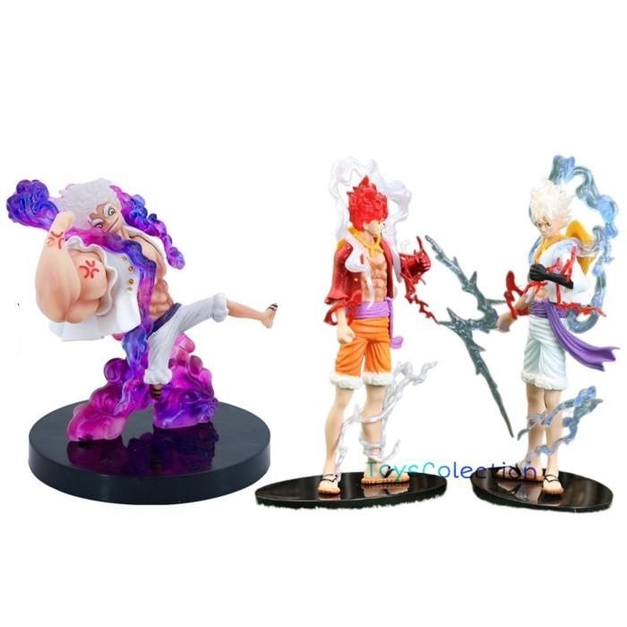 Action FIGURE ONE PIECE MONKEY D LUFFY GEAR 5th SUN GOD AWAKENING ...