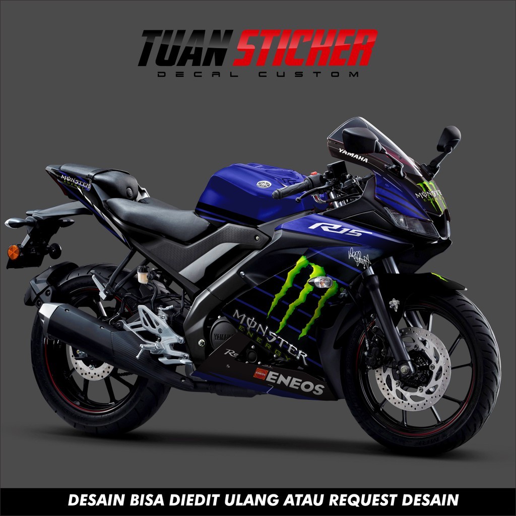 Yamaha R15 V3 striping Decal Sticker, R15 V3 Decal Sticker, R15 Sticker ...