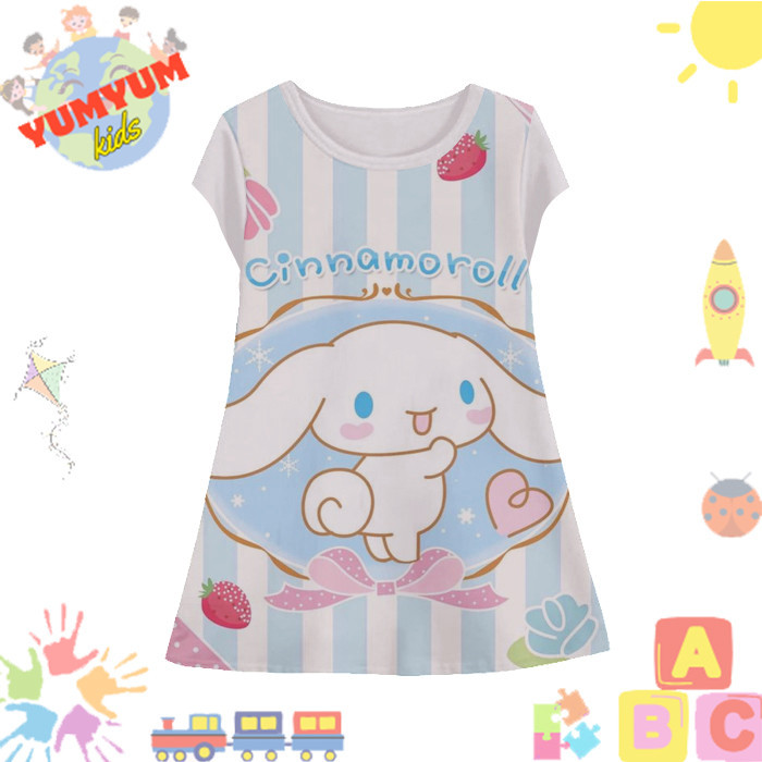 Cinnamoroll Girls' Dress v3 Women's Tunic Animated Film Cartoon ...