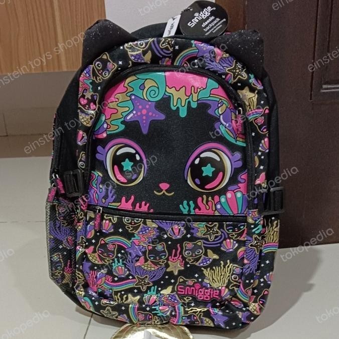 Smiggle Blackcat Backpack/Girl's Backpack/Gift/Ori | Shopee Singapore
