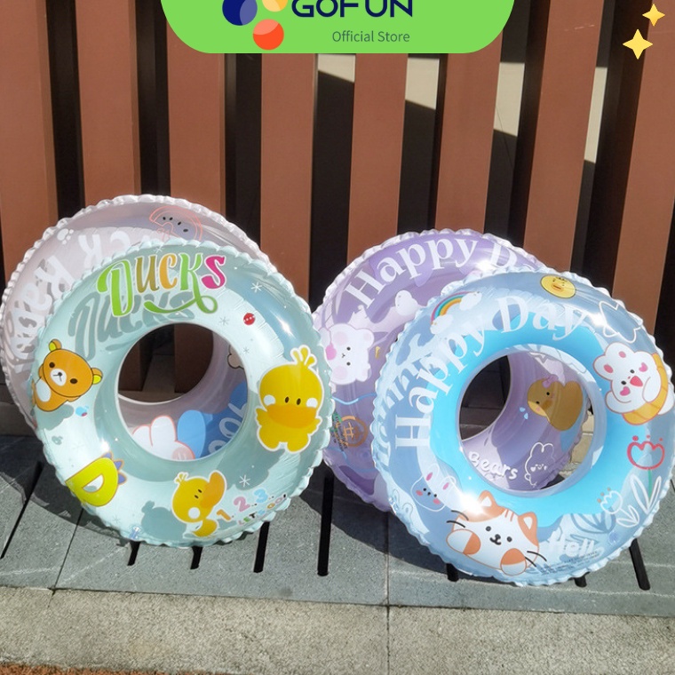 Gba Swimming Tire Float Anan Motif Premium Giraffe/Bear/Rabbit | Shopee ...