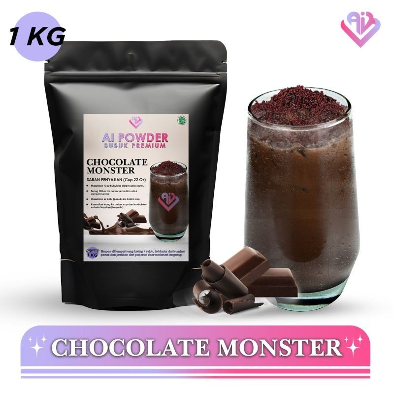 Chocolate Monster The Best Instant Premium Drink Powder 1Kg | Shopee ...