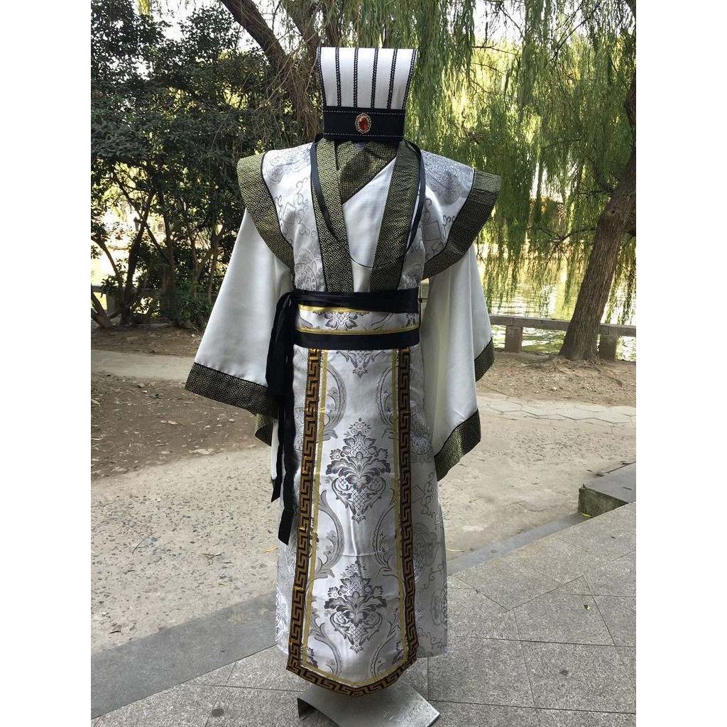Ancient Costume Military Division Prime Minister Han Chinese Costume ...