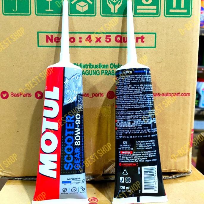 Motul SCOOTER matic Axle Gear Oil sae 80w-90 - 120ml Best Guarantee ...