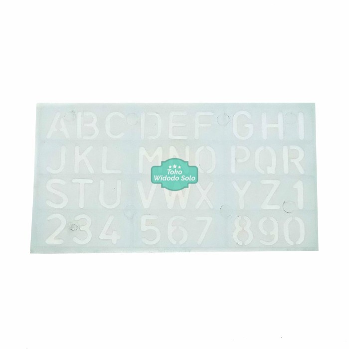 Letter Ruler 10x19cm 20mm Mall Print Large Numbers Alphabet Alphabet ...