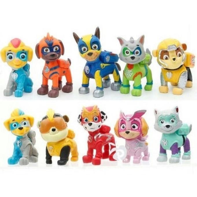 The mighty pups in the first-Ever Paw patrol Figure Set Of 10pcs ...