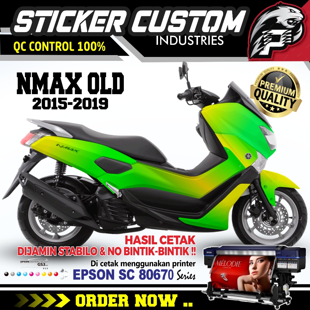 Decal Sticker Yamaha Nmax 155 Old Fullbody 2015-2019 Decal Sticker Nmax ...