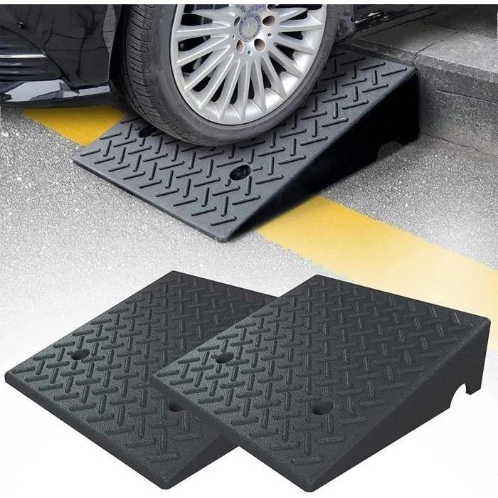 Rubber Ramp Rubber Climbing Motorcycle Car/1 Meter Sloping Foot Pad ...