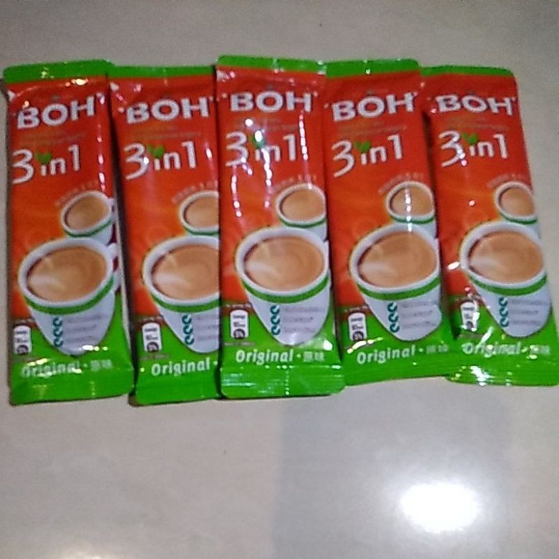 Boh milk tea 3 in 1 (per 5 sachets) | Shopee Singapore