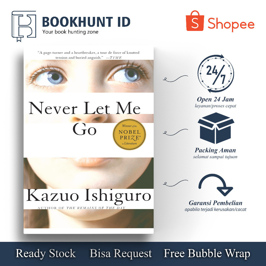 Never Let Me Go by Kazuo Ishiguro (English) | Shopee Singapore