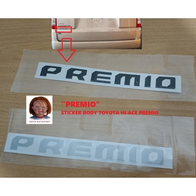 Premio TOYOTA HIACE HI ACE WRITING STICKER!!!!! | Shopee Singapore
