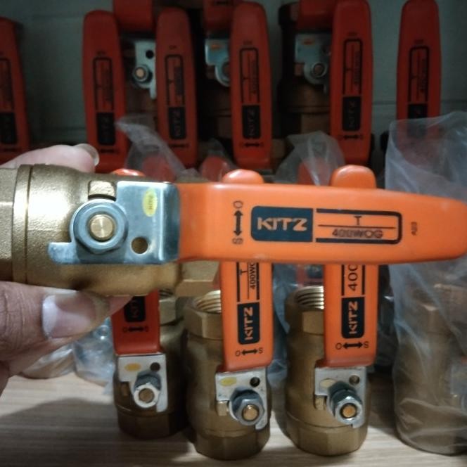 Ball Valve Kitz 1" 100% Original Original Japan | Shopee Singapore