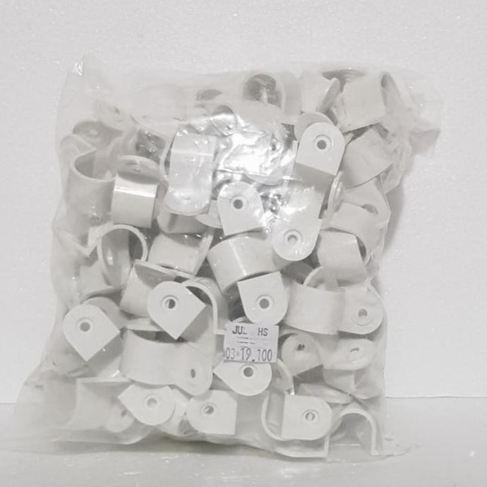 [PER PACK] BOSS PVC Conduit Pipe Clamp 20mm White ex Clipsal | Shopee ...