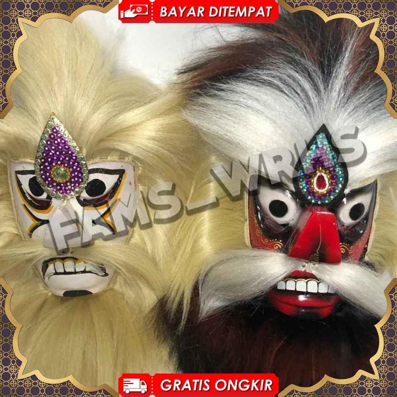 Ganongan Krooky Crown Mask Ganongan Original Wood Quality Viral Latest ...