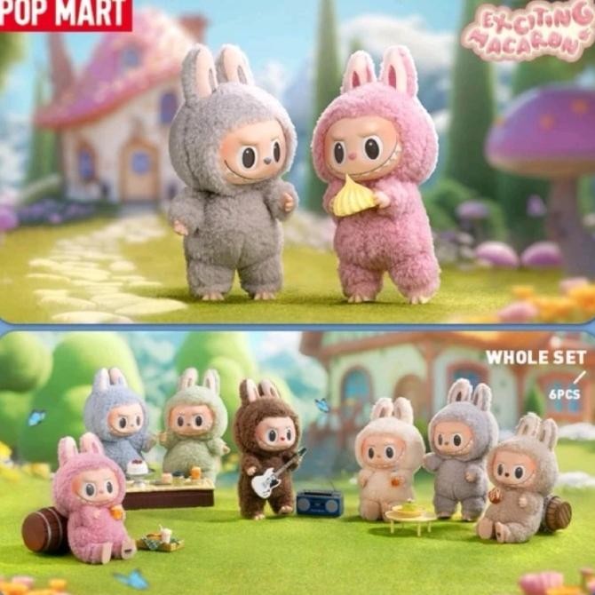 Popmart pumpkin doll exciting macaron vinyl face blind box popmart pop ...