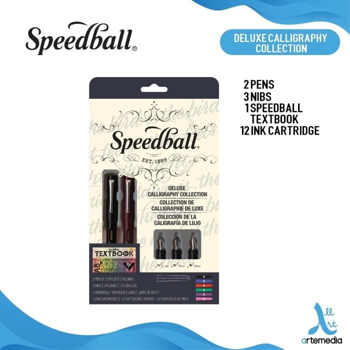 Speedball Deluxe Calligraphy Fountain Pen Calligraphy Fountain Pen Set ...