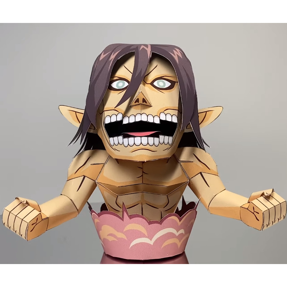 Attack On Titan AOT Anime Diorama papercraft paper crafts miniature ...