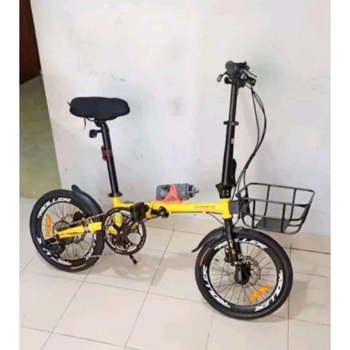 Premium Folding Bicycle Basket Front Block Folding Bike Front Rack ...