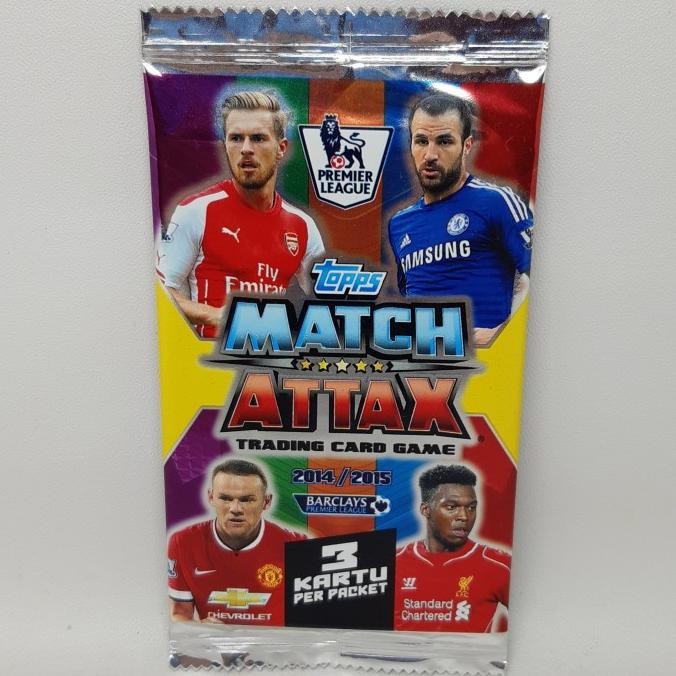Pack Topps Match Attax EPL 14 15 Soccer Card | Shopee Singapore