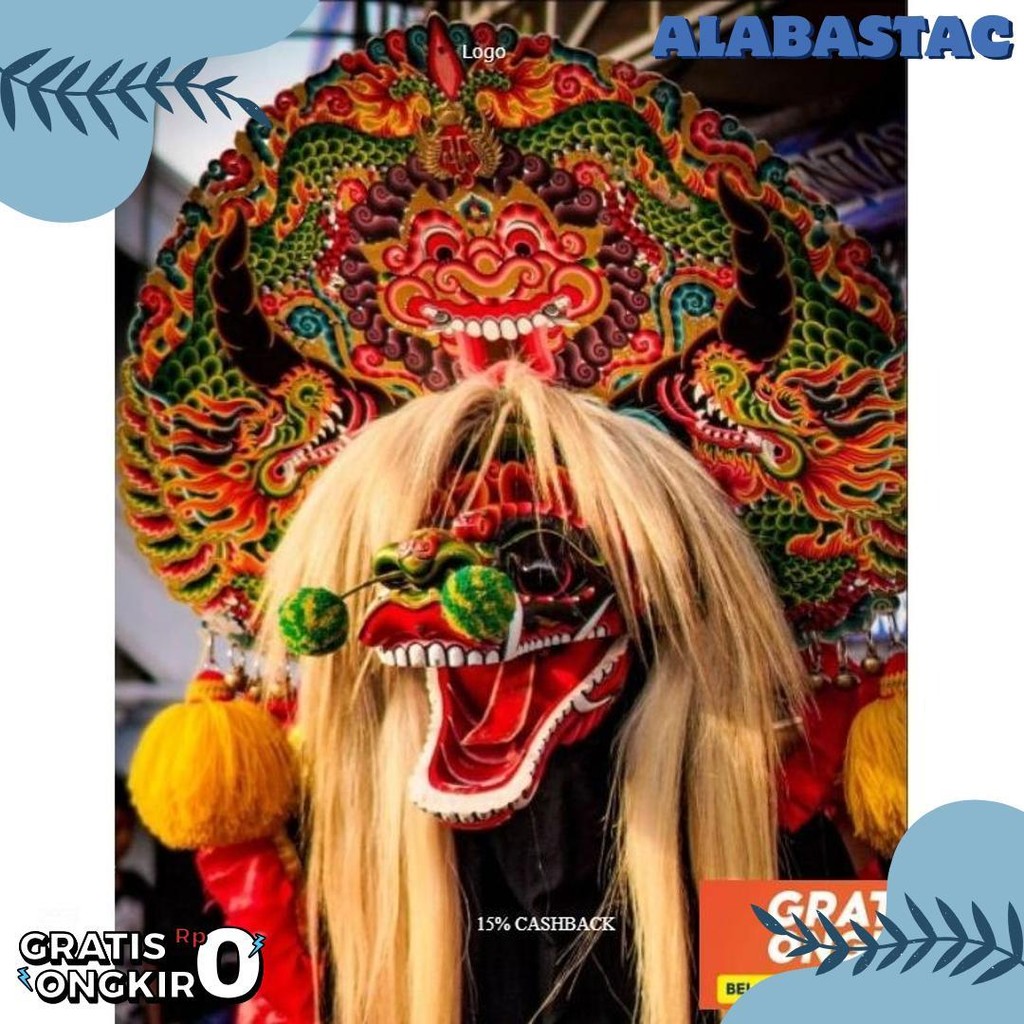 Good quality Barongan Telon for children and adults made of wood and ...