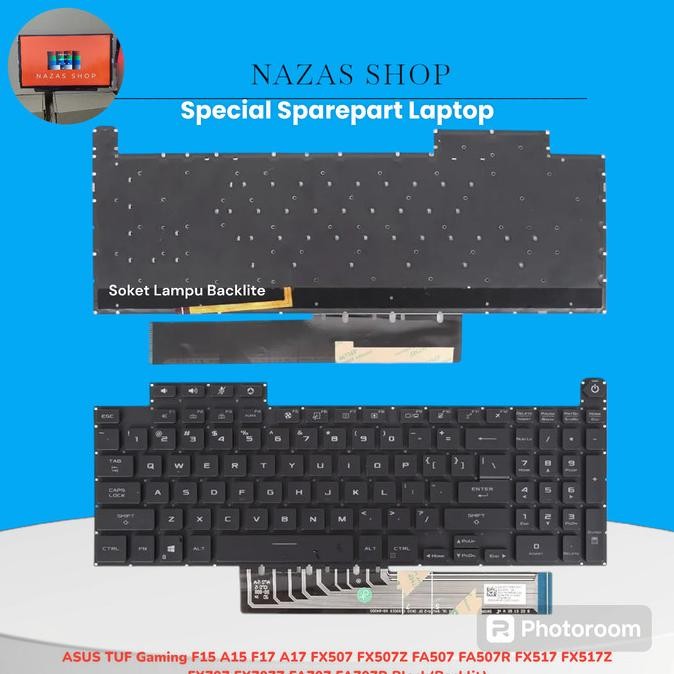 ASUS TUF Gaming Laptop Keyboard F15 A15 F17 A17 FX507 FX507Z FA507 ...