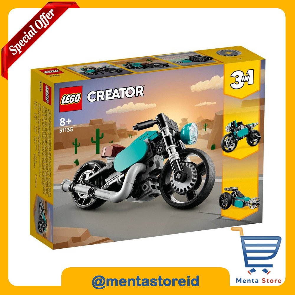 Lego Creator 31135 Vintage Motorcycle | Shopee Singapore