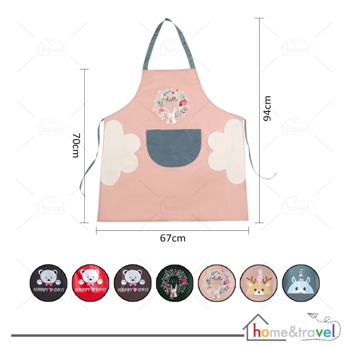 Hovel Celeme Cutest Kitchen Bear Apron Maa Antong | Shopee Singapore