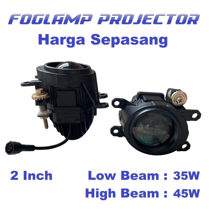 Foglamp Projector Q8 2 Inch Fog Lamp Led Biled Car 45 Watt Vinyx ...