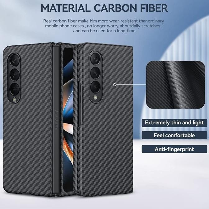 Free SHIPPING - Case Samsung Galaxy Z Fold 6 Fold6 5G Aramid Carbon ...