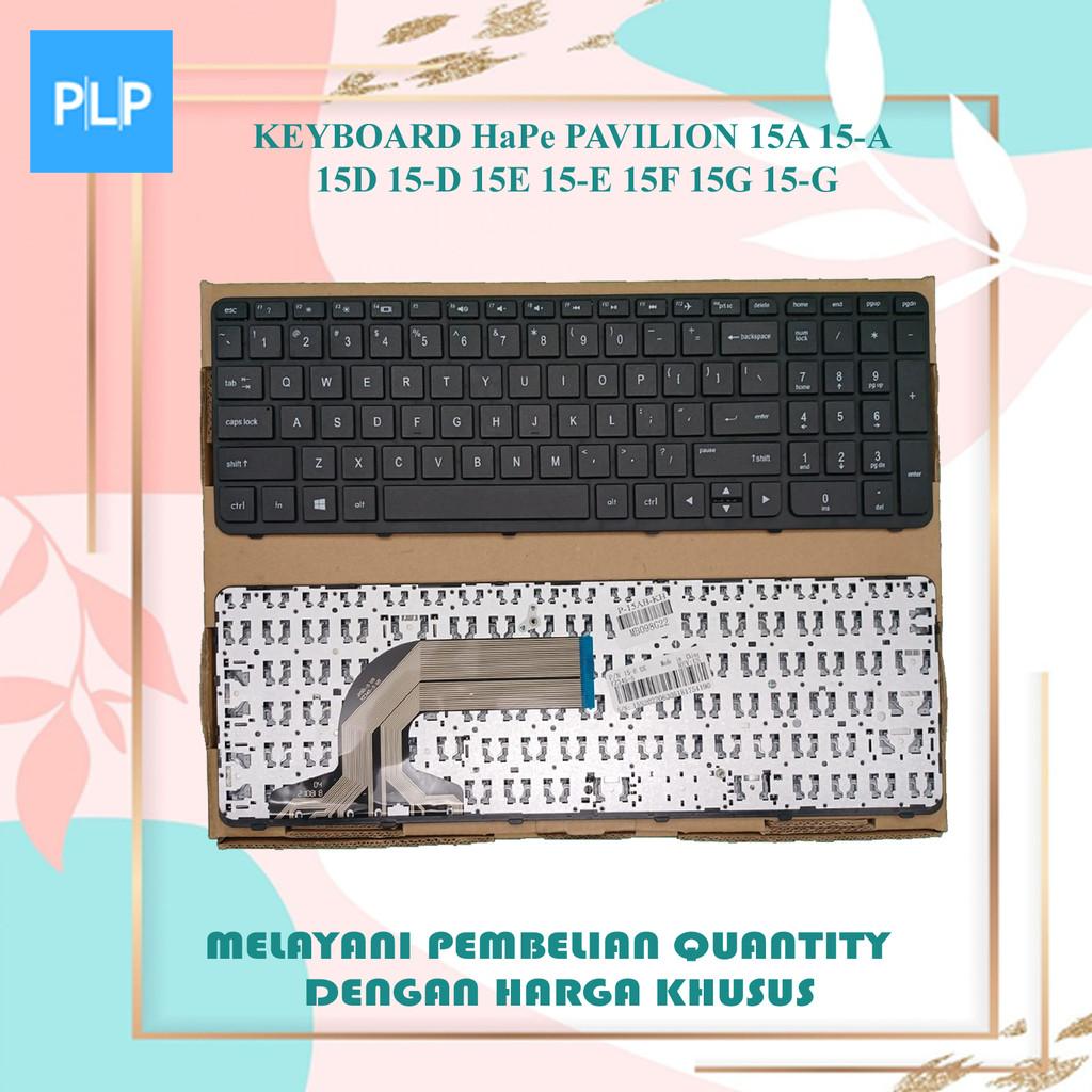 Keyboard HaPe Pavilion 5a 15-a 15d 15-d 15e 15-e 15f 15-f 15g 15-g ...