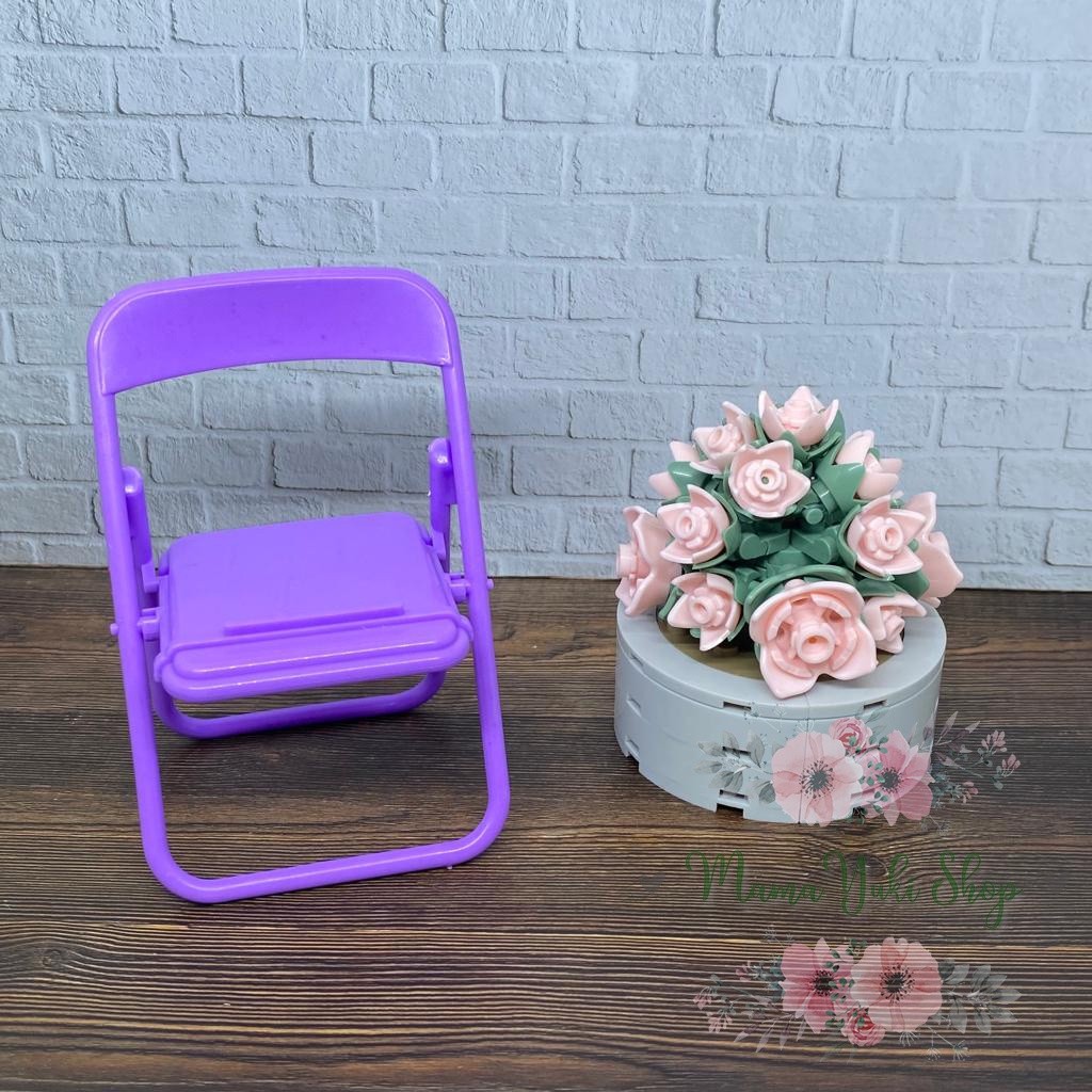HP Folding Chair Model Cell Phone Holder Stand / Universal Mini Bench ...
