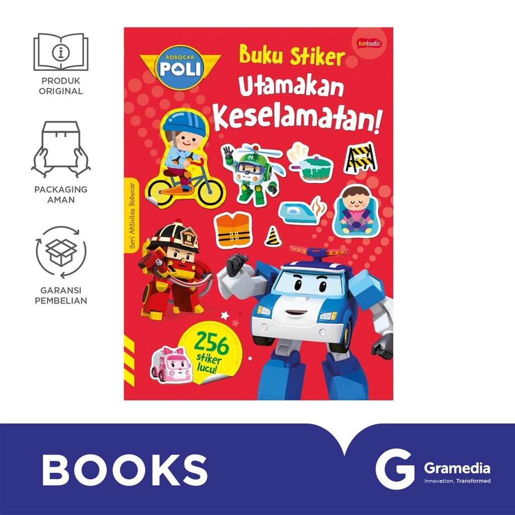 Robocar Poli: Safety Prioritize Sticker Book! (Visual Release) | Shopee ...