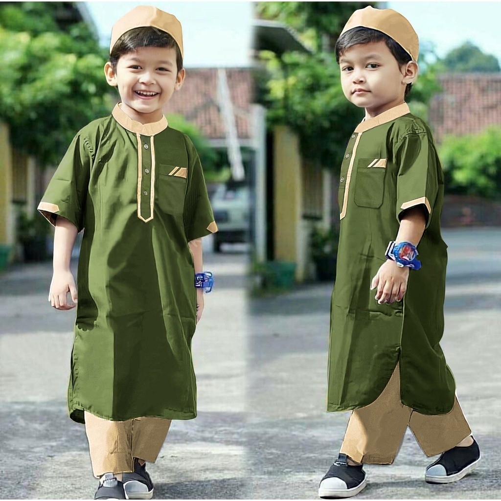 Kkoh Ansk Muslem Stelan Kokoj Boys Latest Suits Boys Ansk Clothes Sets ...