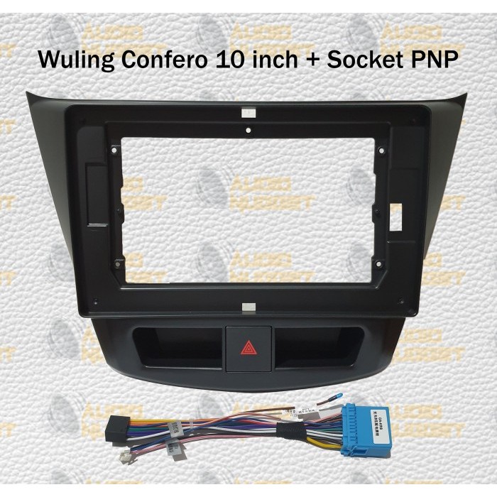 Wuling Confero 10 inch android head unit Frame + pnp socket cable ...