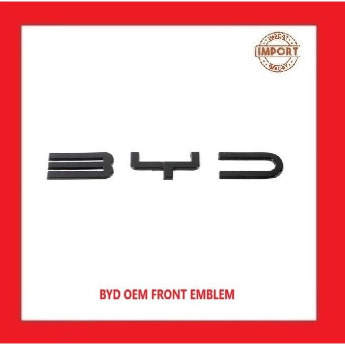 BYD OEM FRONT GRILLE BYD FRONT LOGO EMBLEM | Shopee Singapore