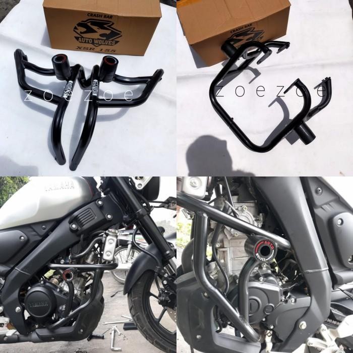 Crashbar xsr 155 tubular xsr 155 black doff Orginal | Shopee Singapore