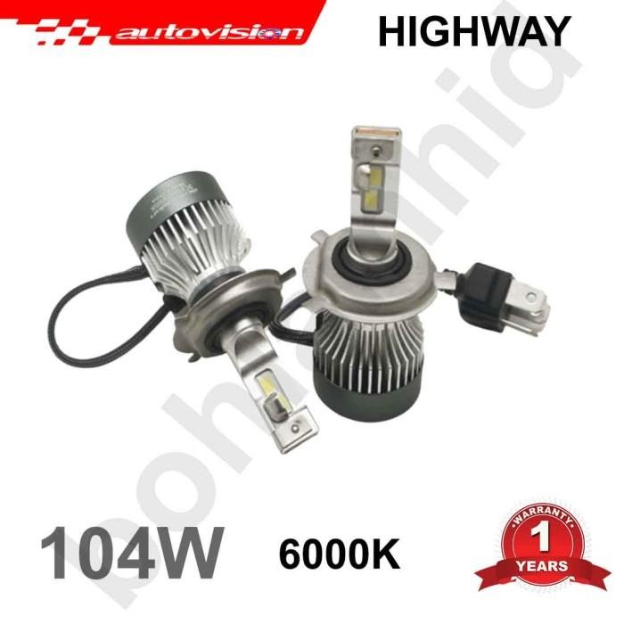 Led LIGHTS BMW E36 AUTOVISION HIGHWAY Headlamp 8400 LUMENS Premium BULB ...