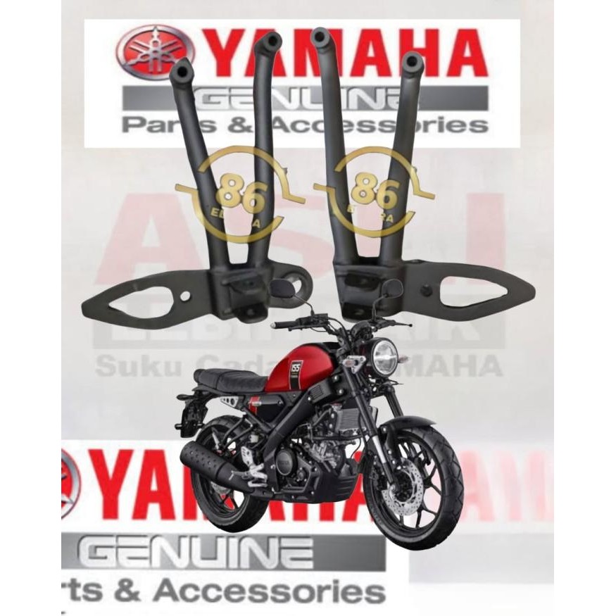 Original Yamaha XSR 155 rear right and left footstep mount BBS-F741L-00 ...