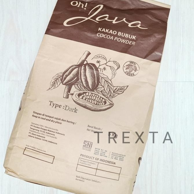 NEW [DARK] OH! JAVA COCOA POWDER / CHOCOLATE POWDER - 500G | Shopee ...