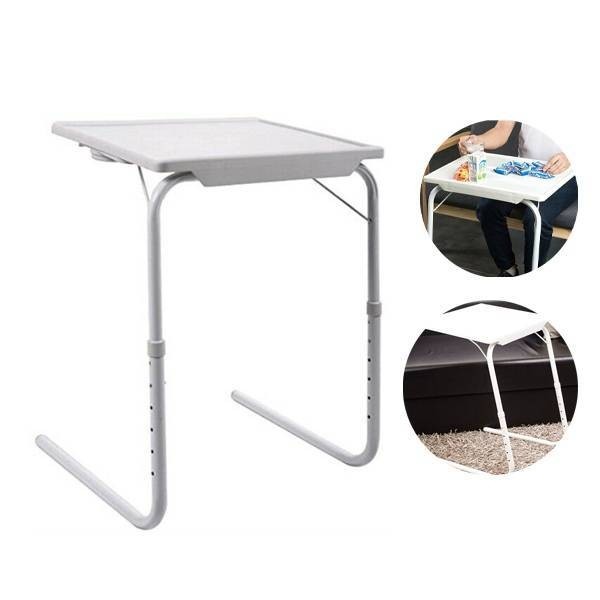 Table Mate II Portable Adjustable Height Folding Laptop Table | Shopee Singapore