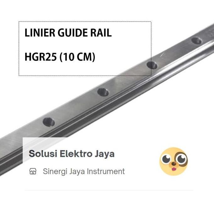 Linear Guide Rail Hgr 25, Stem 10Cm Cnc Shaft Rail Axle 25Mm | Shopee ...