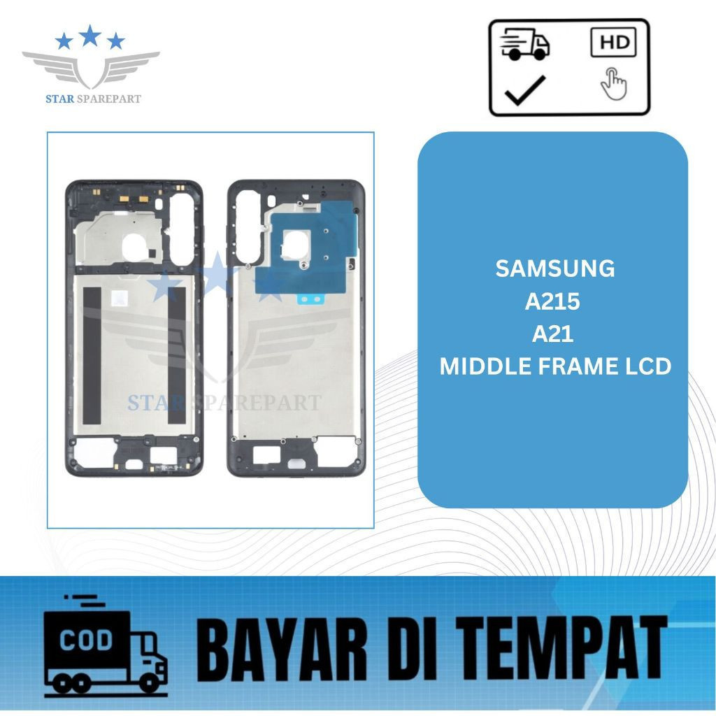 Samsung A215 LCD FRAME MIDDLE (OVAL A21) | Shopee Singapore