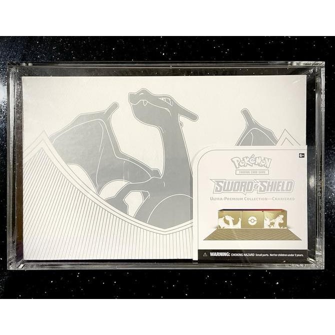 ULTRA PREMIUM COLLECTION CHARIZARD Acrylic Box Case Magnet Pokemon Rare ...