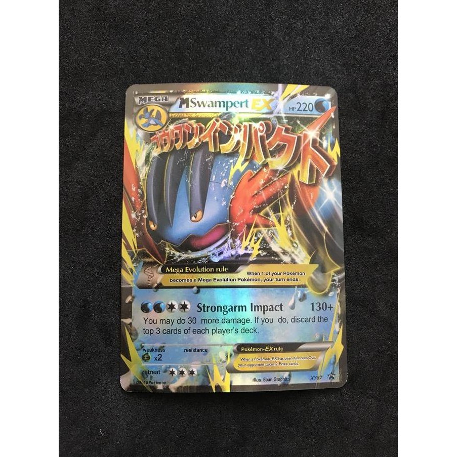 Pokemon TCG Mega Swampert EX Card (card/ price) Rare Original | Shopee ...