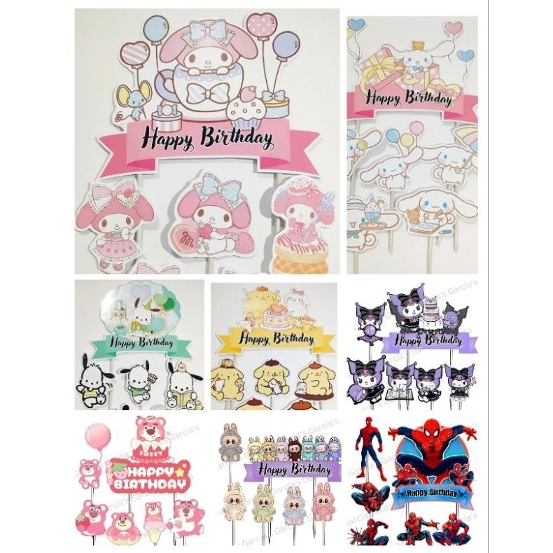 ROBLOX Children's character birthday Topper (melody, cinnamoroll ...