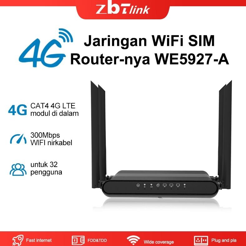 ZBT 4g router with sim card slot No Front Hotspot 4G LTE Modem Router ...
