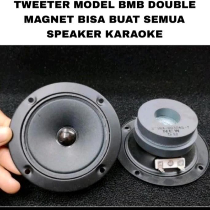 DI65 - 3 inch Double Magnet Tweeter Speaker BMB Model 3 Inch Component ...