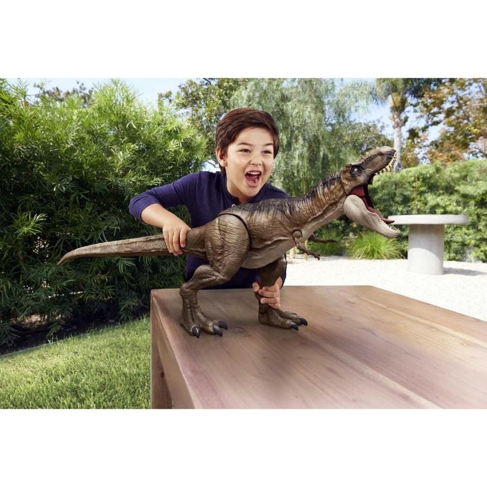 Mattel Jurassic World Super Colossal Dinosaurier Actionfigur, groer ...