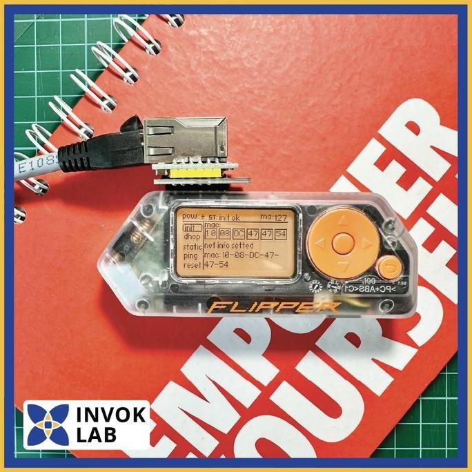 FLIPPER ZERO W5500 ETHERNET NETWORK MODULE BY INVOK LAB ORIGINAL AND ...